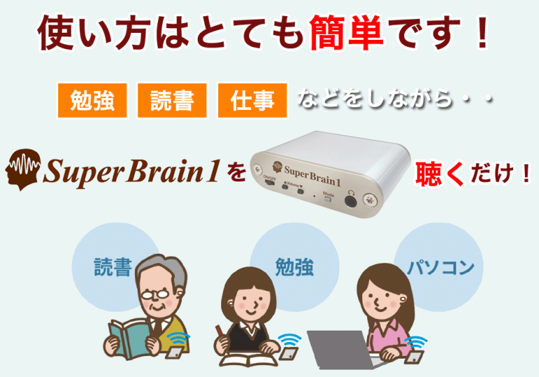 Super Brain1 (スーパーブレインワン) 【公式サイト】潜在脳力開発マシーン